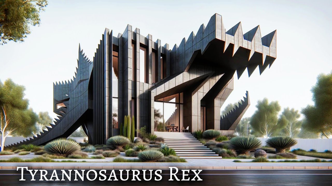 Dinosaur Houses | AI Create houses in various dinosaur styles - YouTube