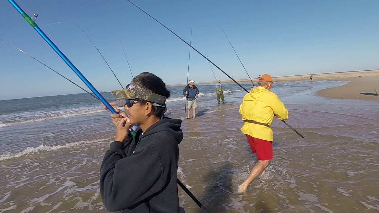 Red drum fishing @ Cape Point/Shelly Island Point - YouTube