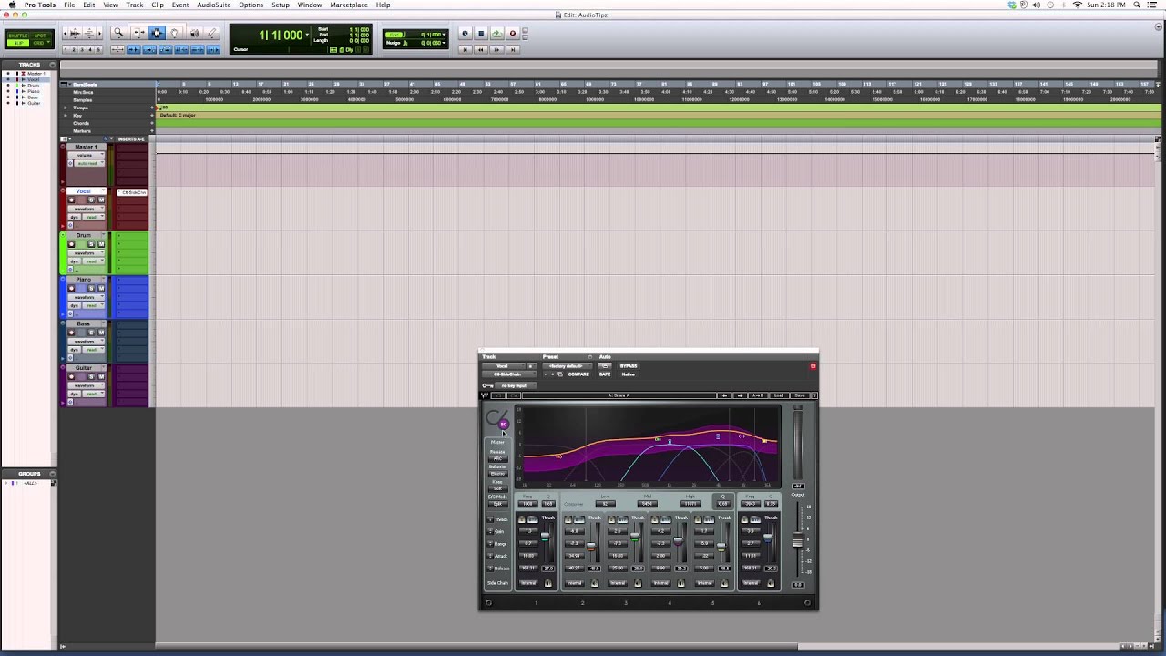 487 Overview Of The Powerful Waves C6 Side Chain Processor Plug In ...