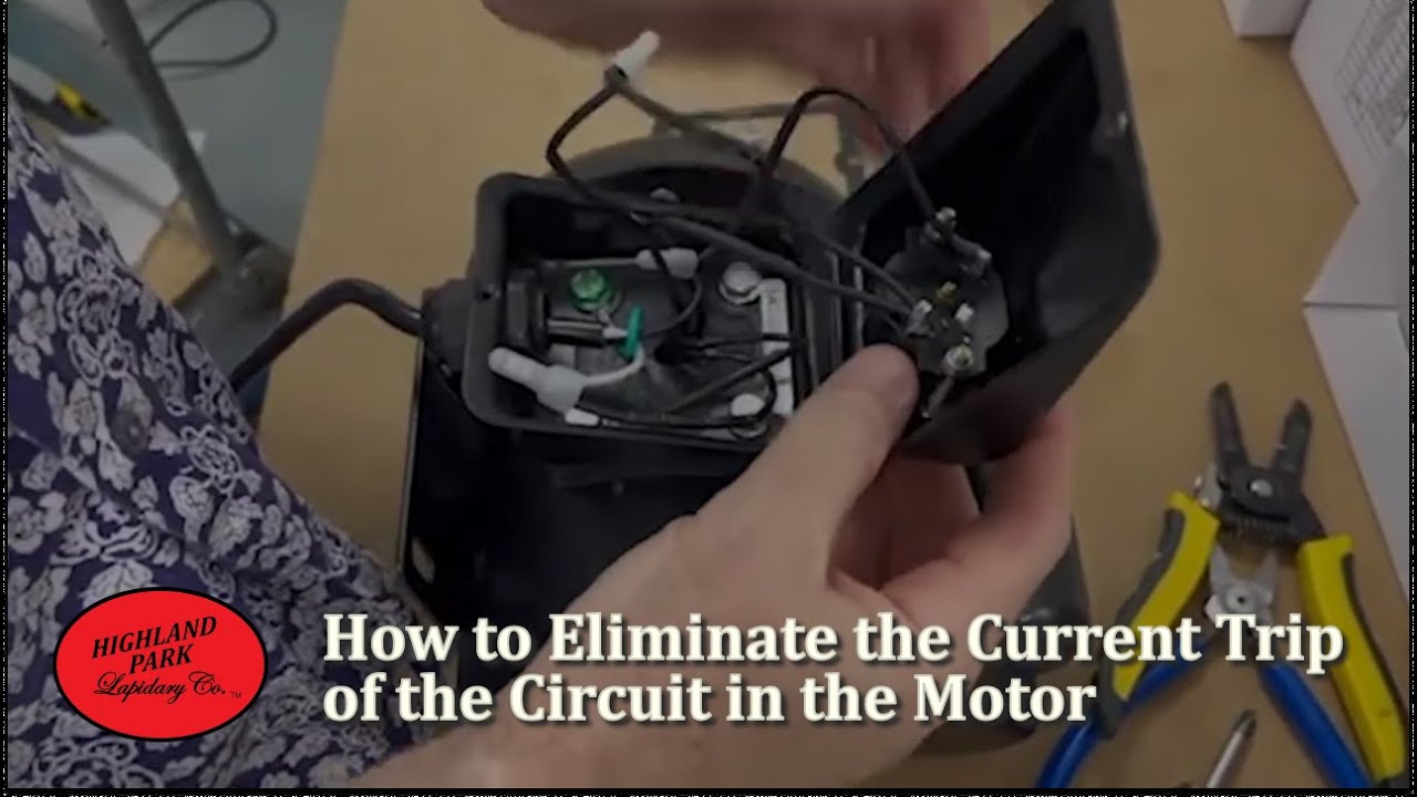 How to eliminate the current trip of the circuit in the motor - YouTube