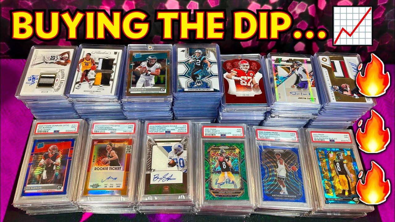 *BUYING THE DIP!📈 I SPENT OVER $5,000+ ON SPORTS CARD COLLECTIONS!🤑🔥 ...