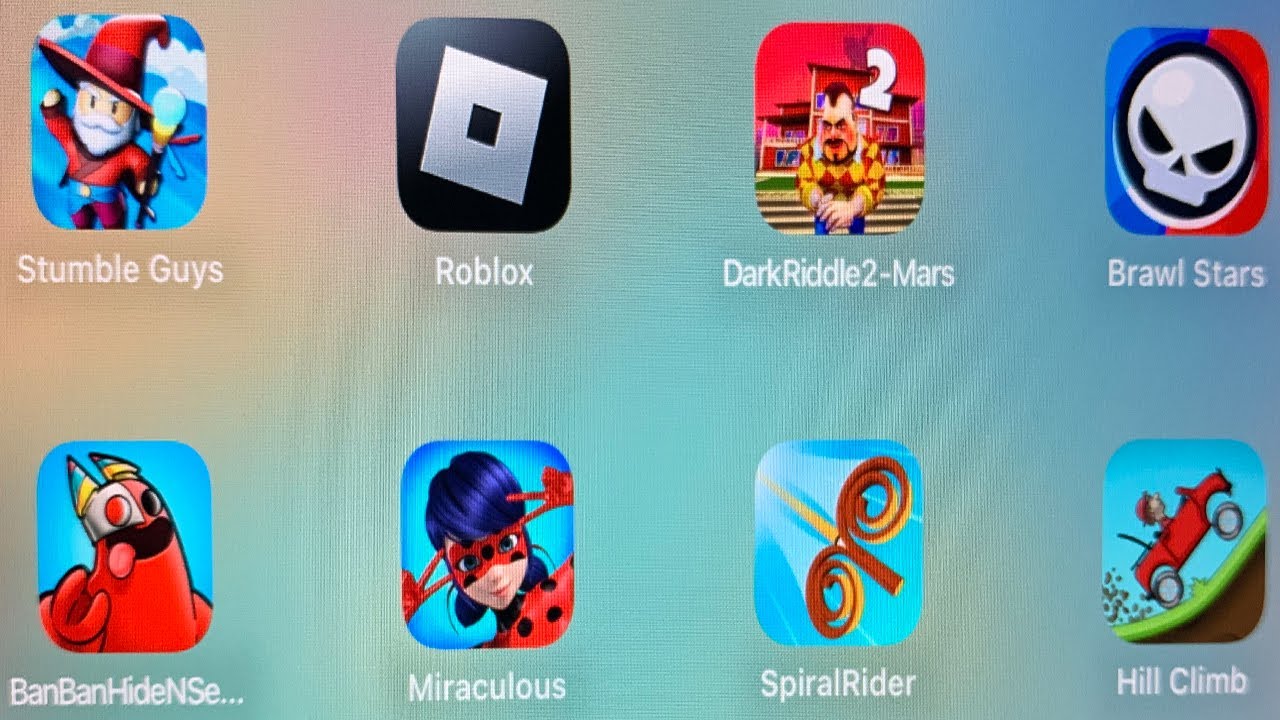 Stumble Guys,Roblox,Dark Riddle 2 Mars,Brawl Stars,Garten of BanBan ...