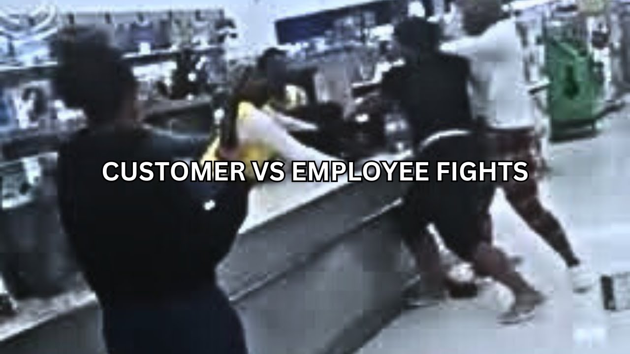 Top 5 Customer v Employee Fights - YouTube