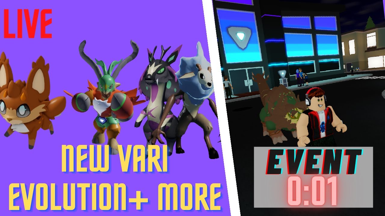 *LIVE* NEW VARI EVOLUTION UPDATE TODAY! | Loomian Legacy - YouTube