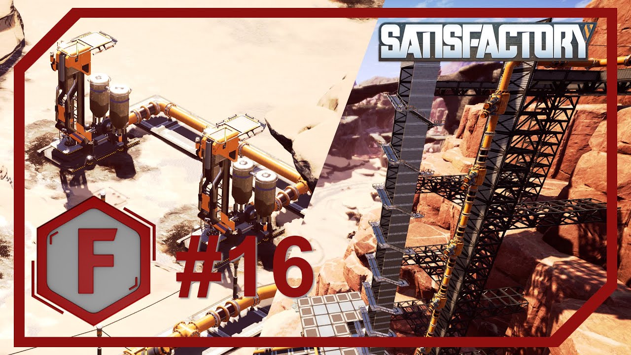 Satisfactory | The Fight for Oil! | EP16 | Lets Play - YouTube