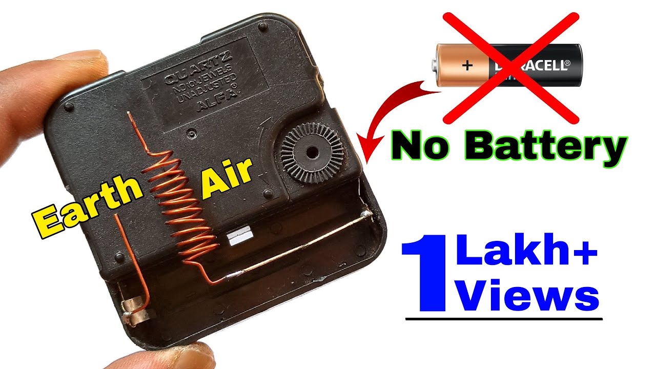 No More Battery Needed..Lifetime Free Power For Any Clock Without ...