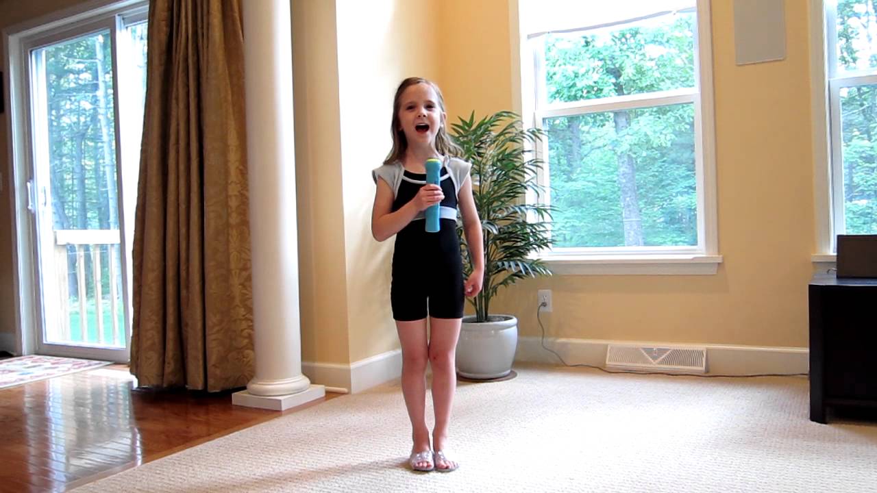 Angelina Grace - Singing The National Anthem - YouTube