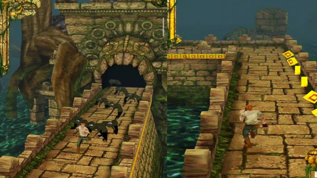 Temple run Android gameplay walkthrough, iOS - YouTube