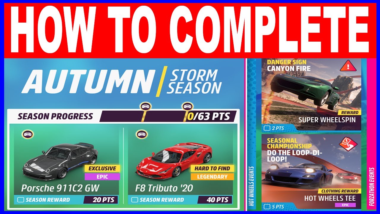 Forza Horizon 5 Autumn Season Festival Playlist - How to Complete ...