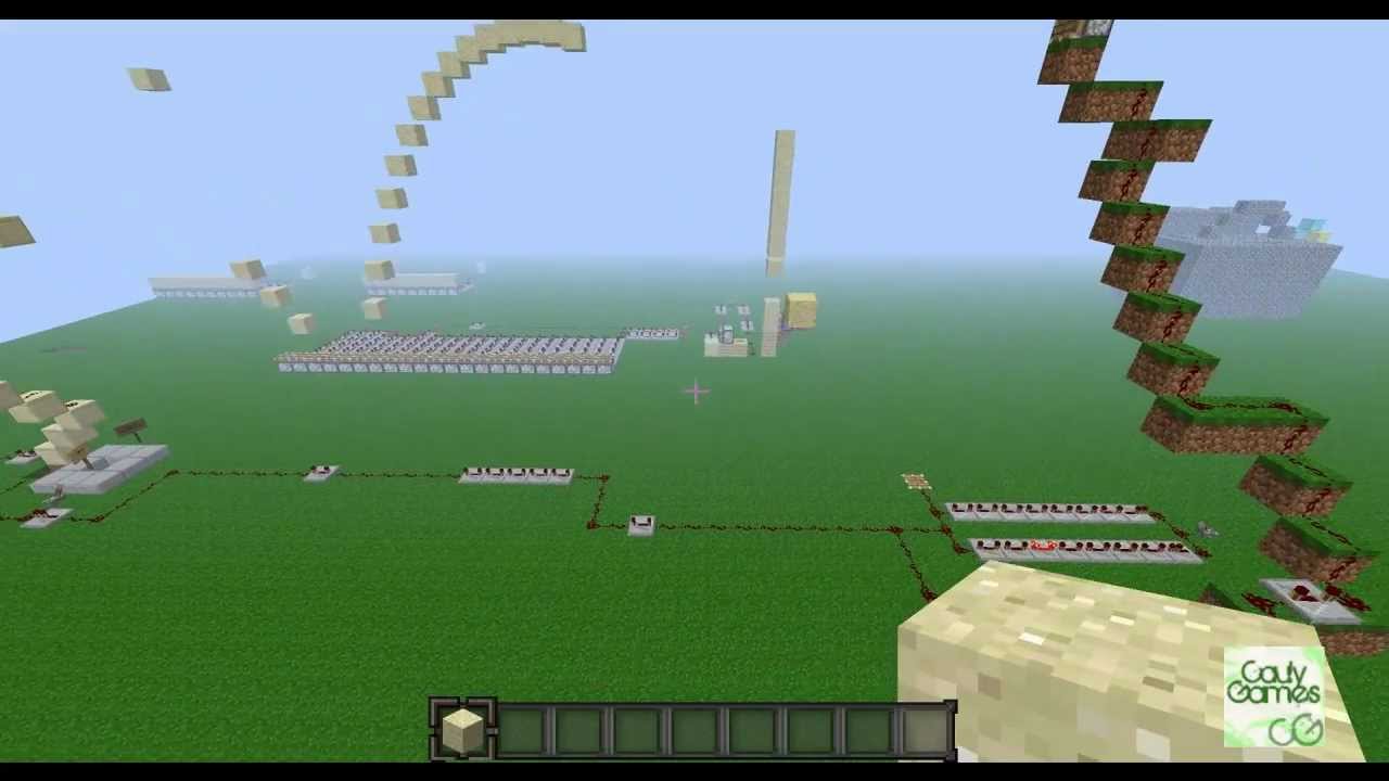 Fully Automatic Sand Cannon Loop - "More Pistons" Mod - Minecraft 1.2.5 ...