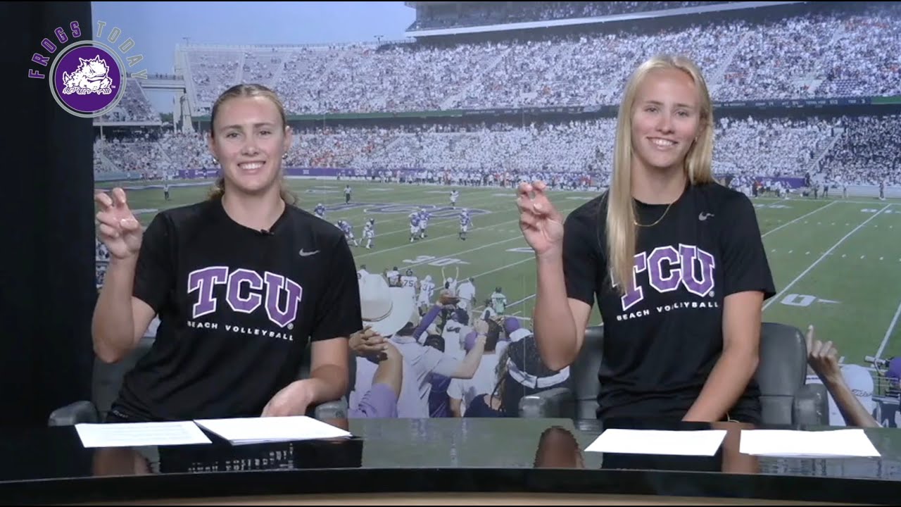 Frogs Today hosted by TCU Beach , Tara Patton & Sutton MacTavish - YouTube