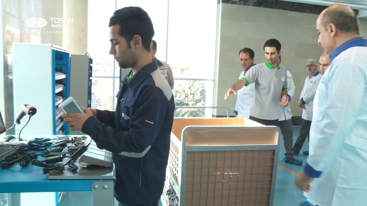 Iran Zamin Bank senior executives visited TOSAN TECHNO Production Site ...
