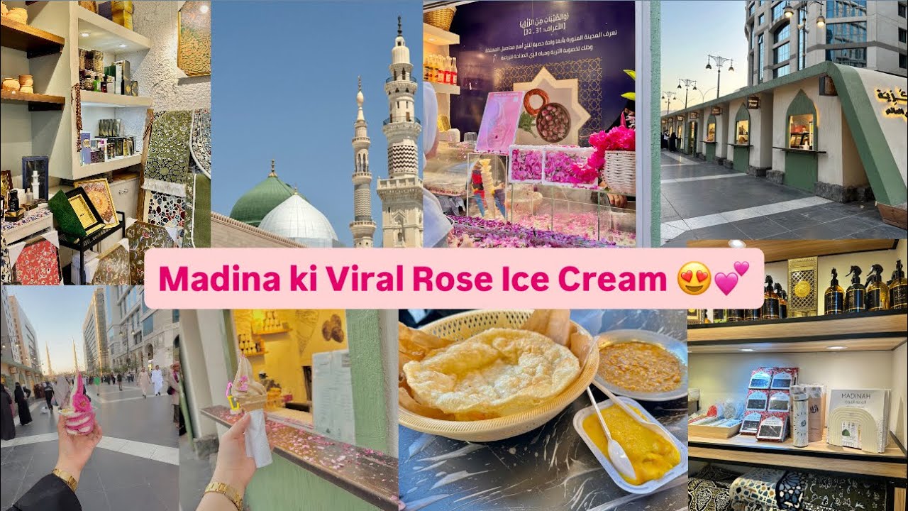 Madina ki Viral Ice cream💕first time dekha Madina ka food global ...