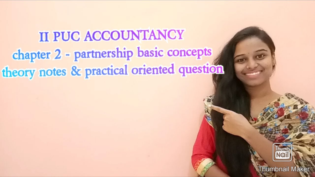 II puc accountancy/chapter 2 -accounting for partnership -basic ...
