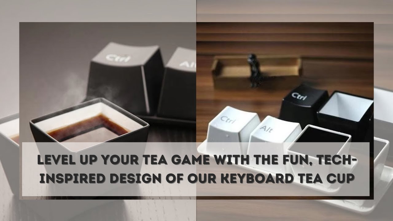 Keyboard Key Mugs Set – Ctrl, Del, Alt Design, Stylish Office & Coffee ...