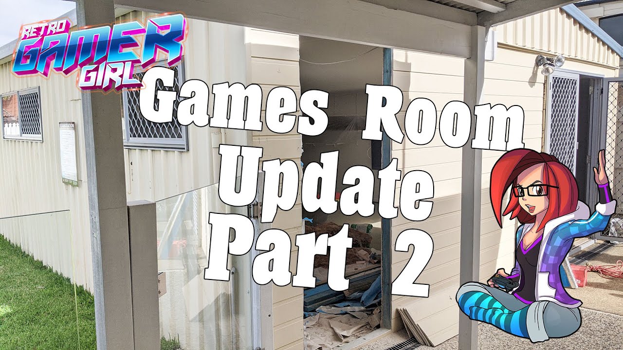 Games Room Update PART 2 Repairs Have Started | Retro Gamer Girl - YouTube