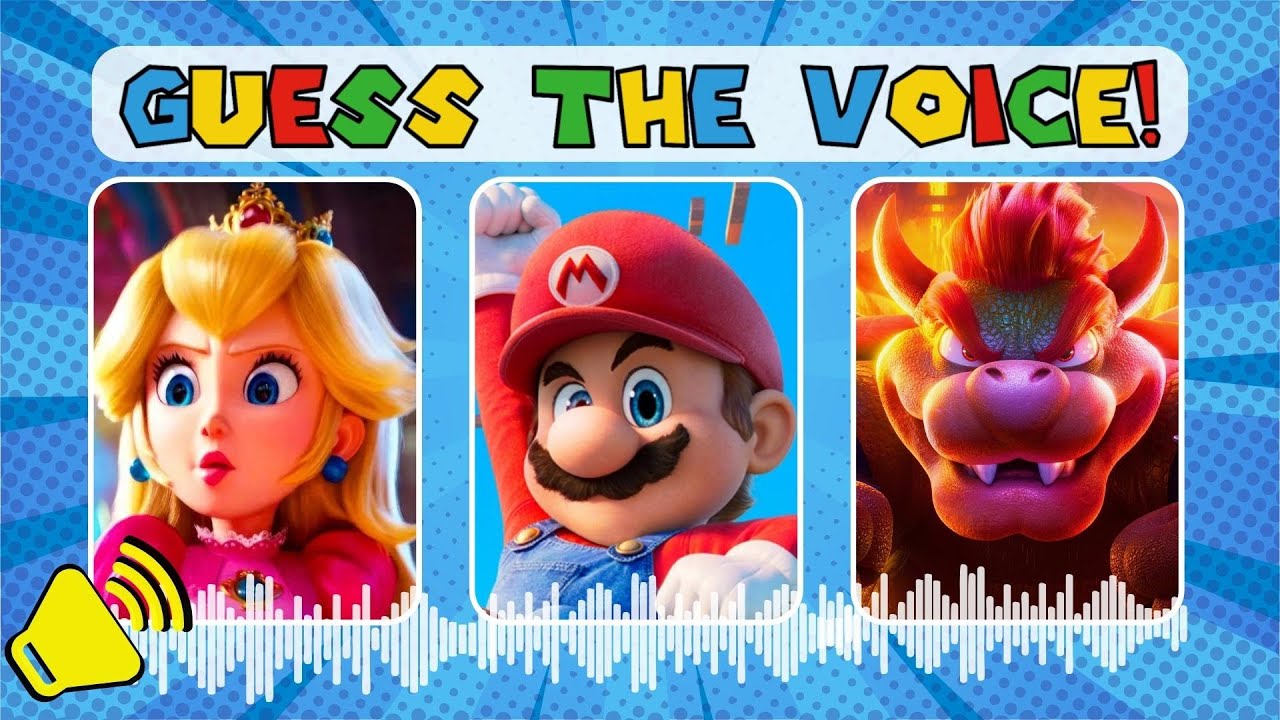 Guess The Mario Character By Their Voice - YouTube