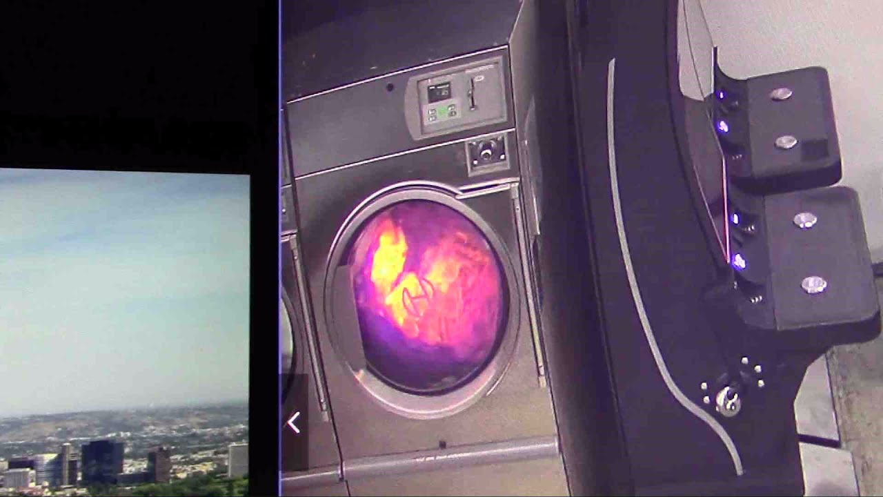 DRYER FIRE in the Laundromat! - YouTube