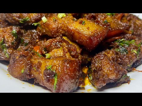 pork recipe / pork curry / nepali village pork curry recipe