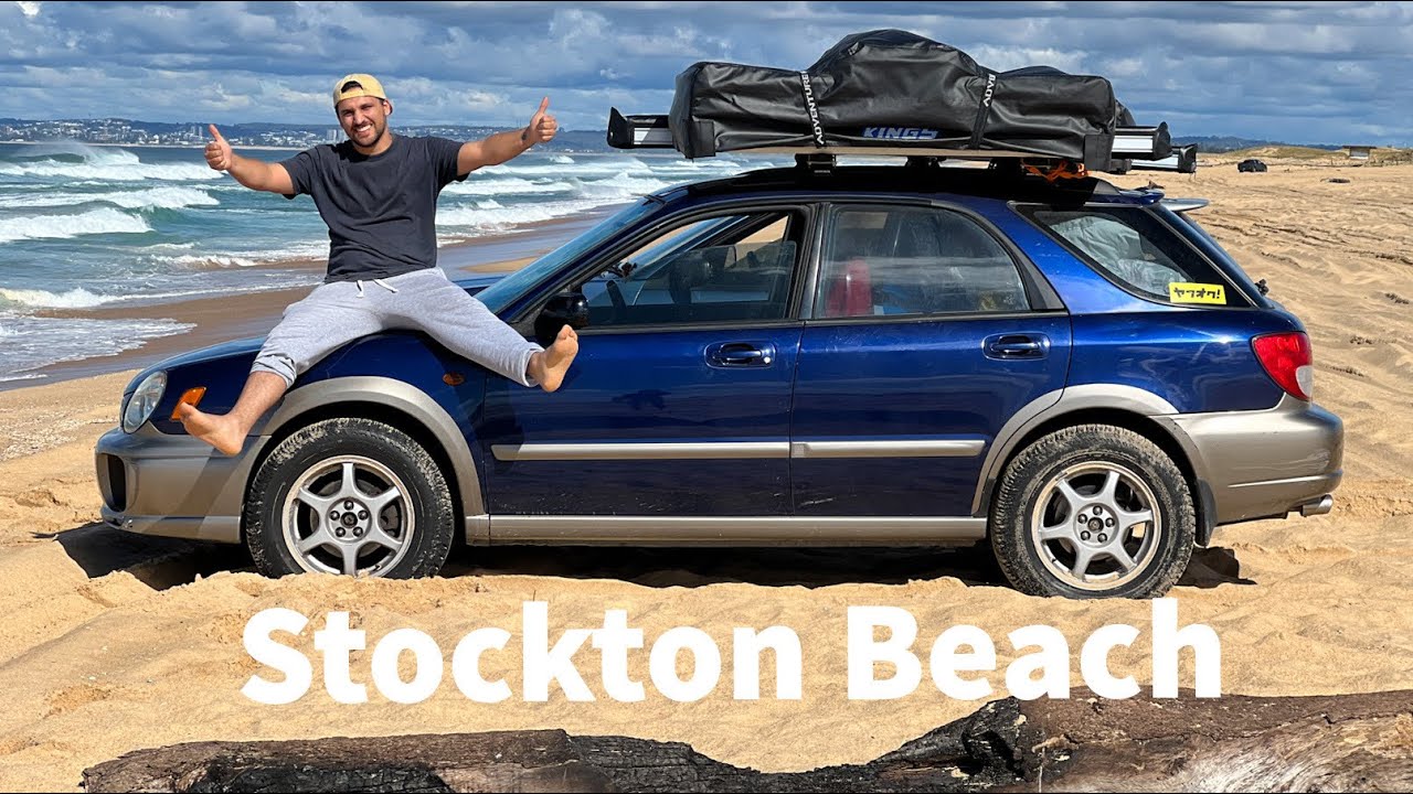 Subaru Impreza’s do STOCKTON BEACH (with ease) - YouTube