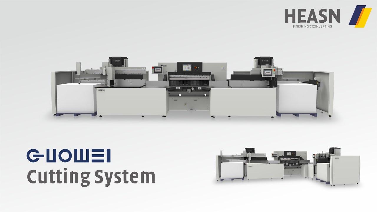 Cutting System with Loading Lift & Unloader, Guillotine Paper Cutter ...