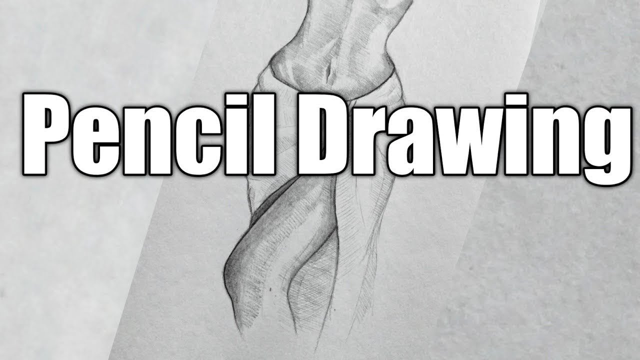 Pencil Drawing Technique / Female Figure / Drawing Process / Drawing / Ep no 51 - YouTube