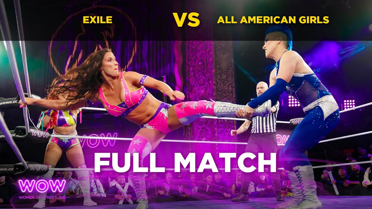 Exile W Genesis Vs The All American Girls Wow Women Of Wrestling Youtube
