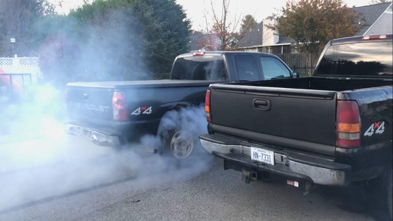 We Got This Truck For Free! First Burnout In the Rust Rig - YouTube