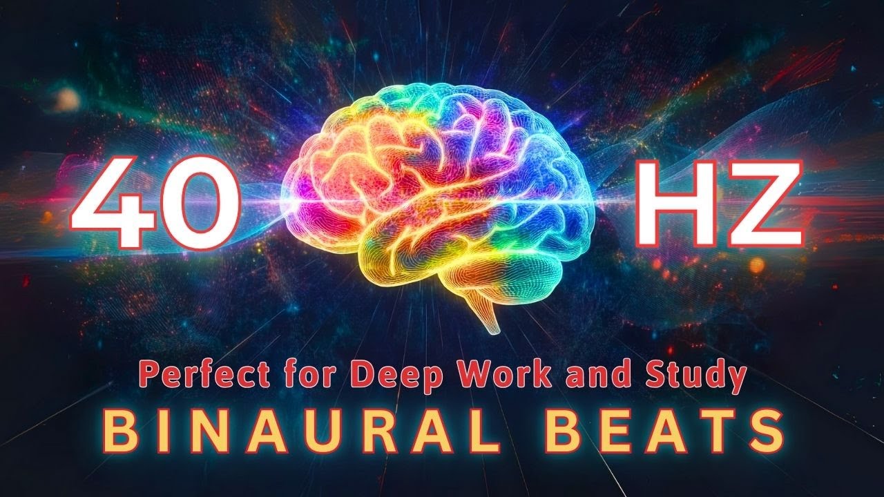 40Hz Binaural Beats for Intense Focus and Peak Performance | Perfect ...