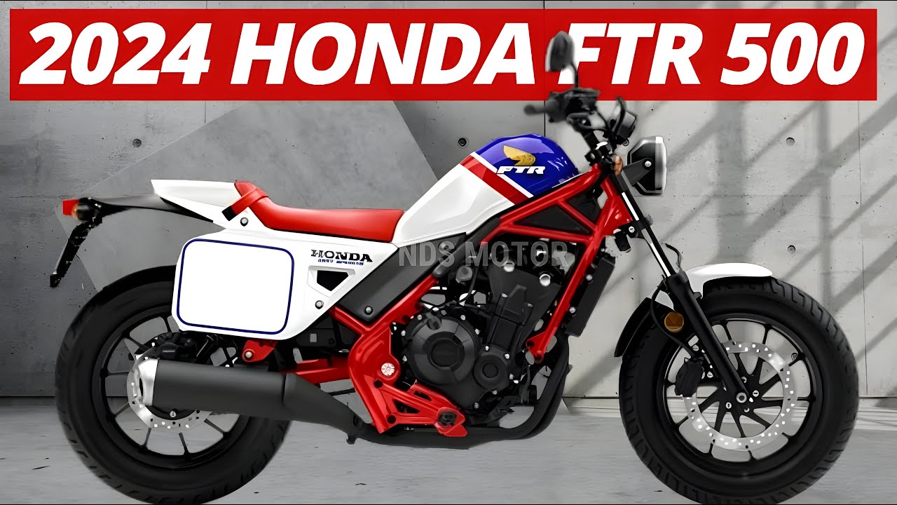 LEAKED! 2024 HONDA FTR 500 || Sleek and modern appearance - YouTube