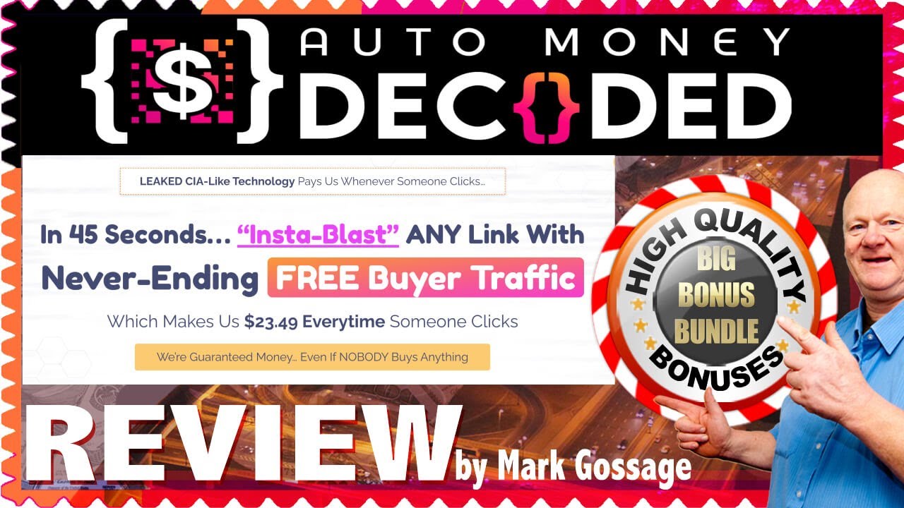 Auto Money Decoded Review With Walkthrough Demo and 🚦 NEVER ENDING 🤐 ...