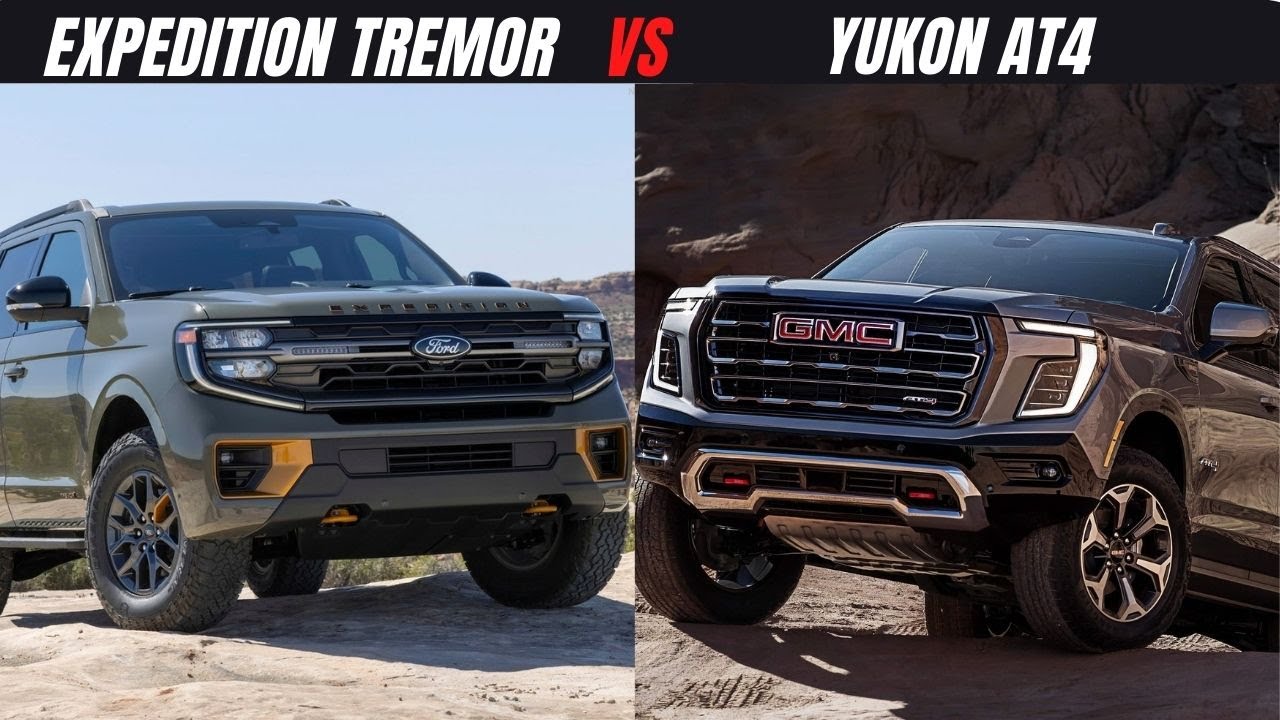 2025 Ford Expedition Tremor vs. 2025 GMC Yukon AT4 – Ultimate Full-Size ...