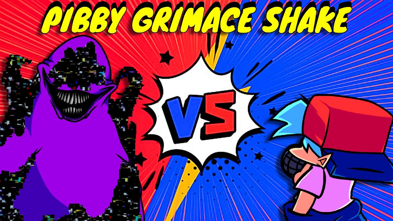 FNF PIBBY GRIMACE SHAKE #grimace #grimaceshake - YouTube