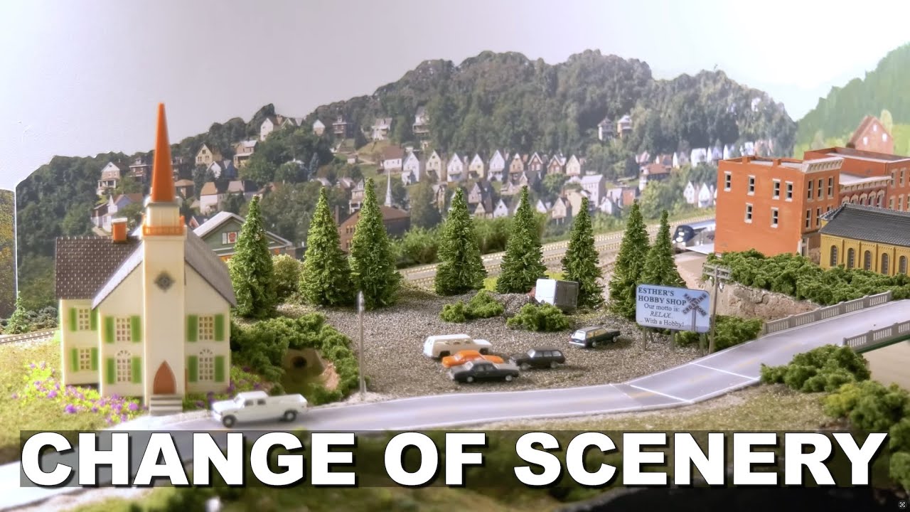 Model Railroad Scenery. EASY WAY TO REDO A SCENE! - YouTube