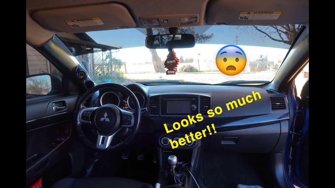 Custom interior mod for any Evo!! || DIY - YouTube
