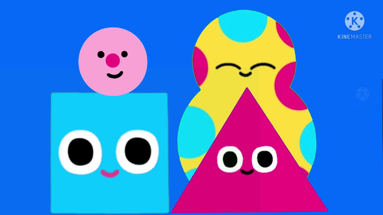 Day 1/Dia 1: Cartoonito "Shapes" Blinking Green Screen - YouTube