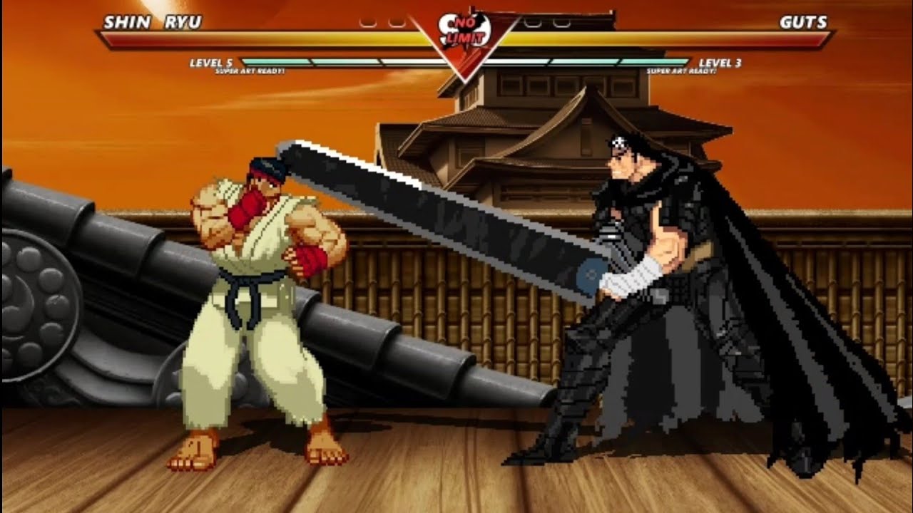 SHIN RYU vs GUTS - Exciting High Level Fight! - YouTube