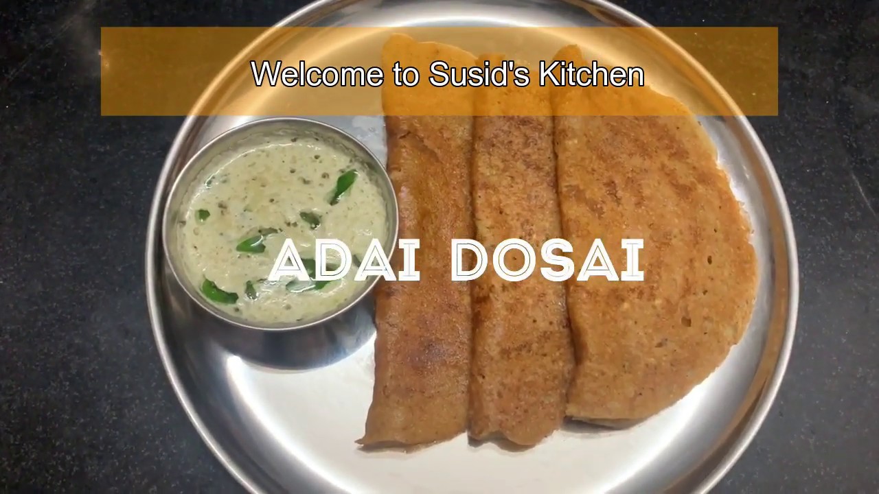 Adai Dosai Recipe | அடை தோசை | Adai Dosa Recipe | How to make Adai Dosa ...