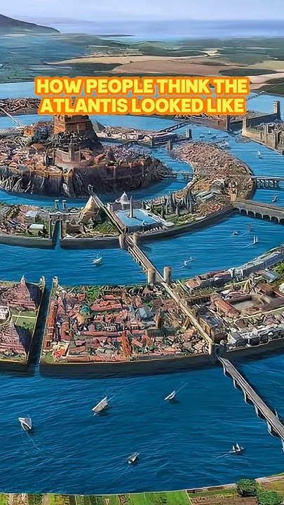 How Atlantis actually looked like!😲 #history #historyfacts #geography #ancienthistory # ...