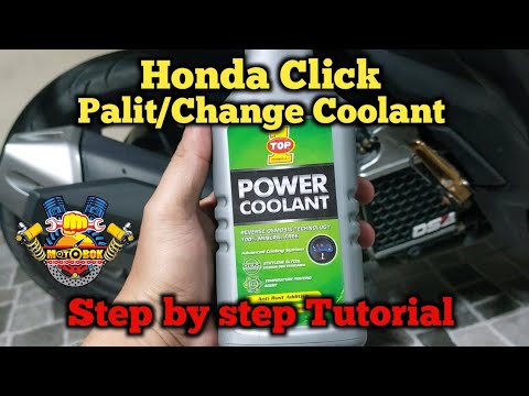 Honda Click Palit/Change Coolant Step by step Tutorial... - YouTube