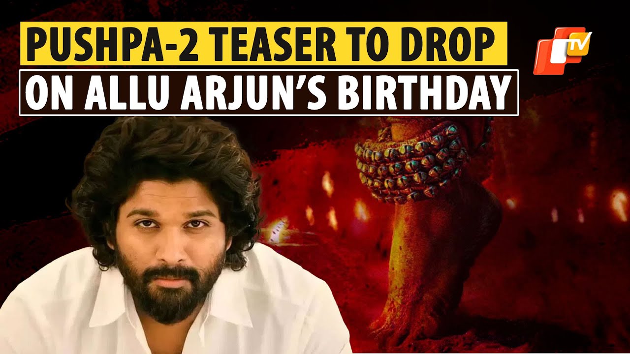 Allu Arjun Shares New Poster Of Pushpa 2: The Rule; Teaser On Stylish ...