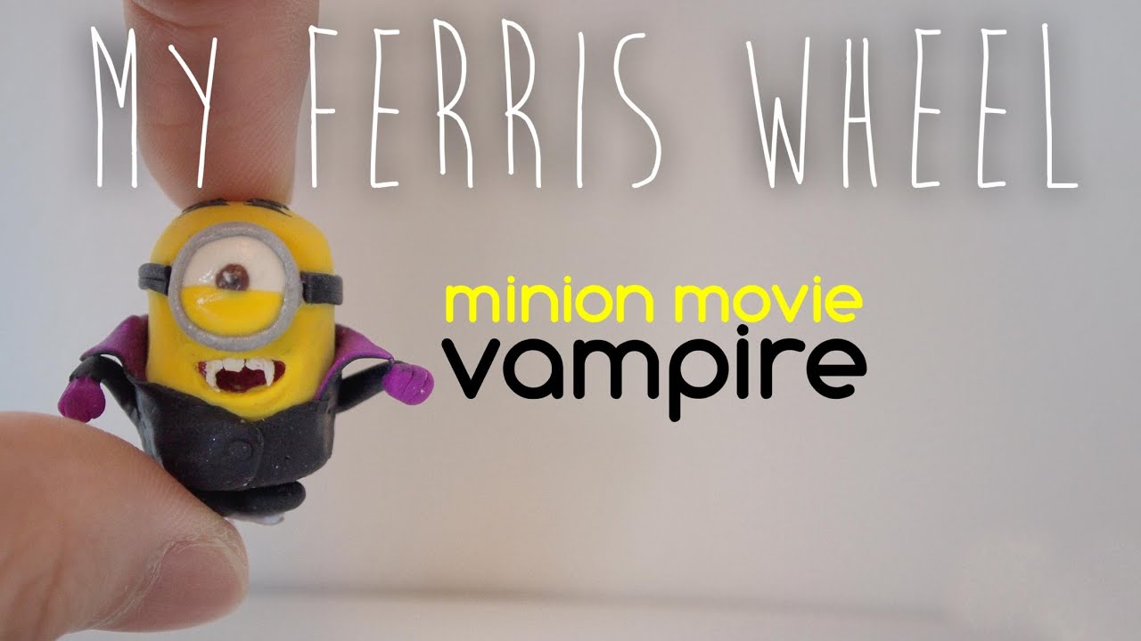 How to make a miniature Vampire minion out of polymer clay (Minions ...