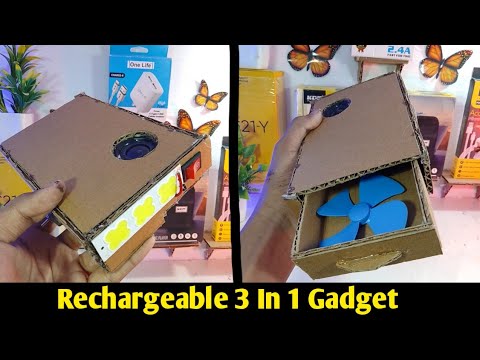 How to make Rechargeable 3 IN 1 Gadget | AK Technical Amit | Samar Experiment | Raja Technical ...