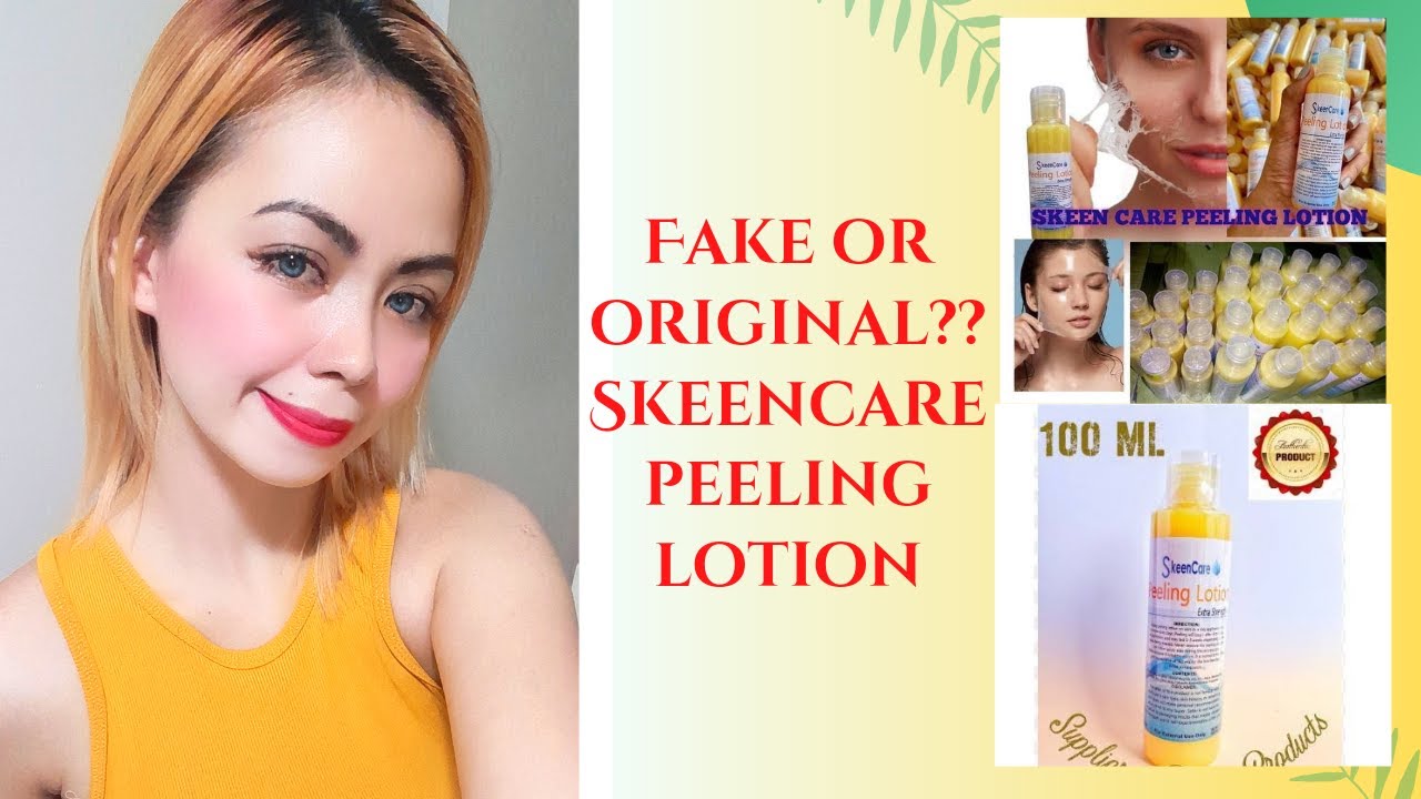 FAKE OR ORIGINAL SkeenCare Peeling lotion?? - YouTube