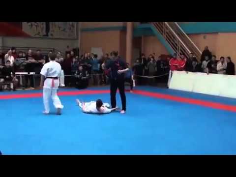 Epic Karate Knockout - YouTube