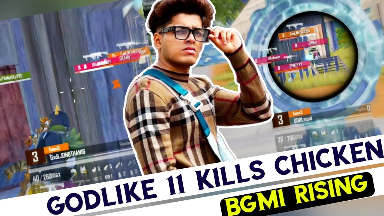 Team Jonathan Chicken Dinner in Bgmi Rising Semi Finals | Godlike ...