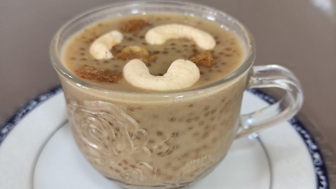 සව් කැඳ හදමු #Saw Kanda recipe Sinhala #sago drink - YouTube