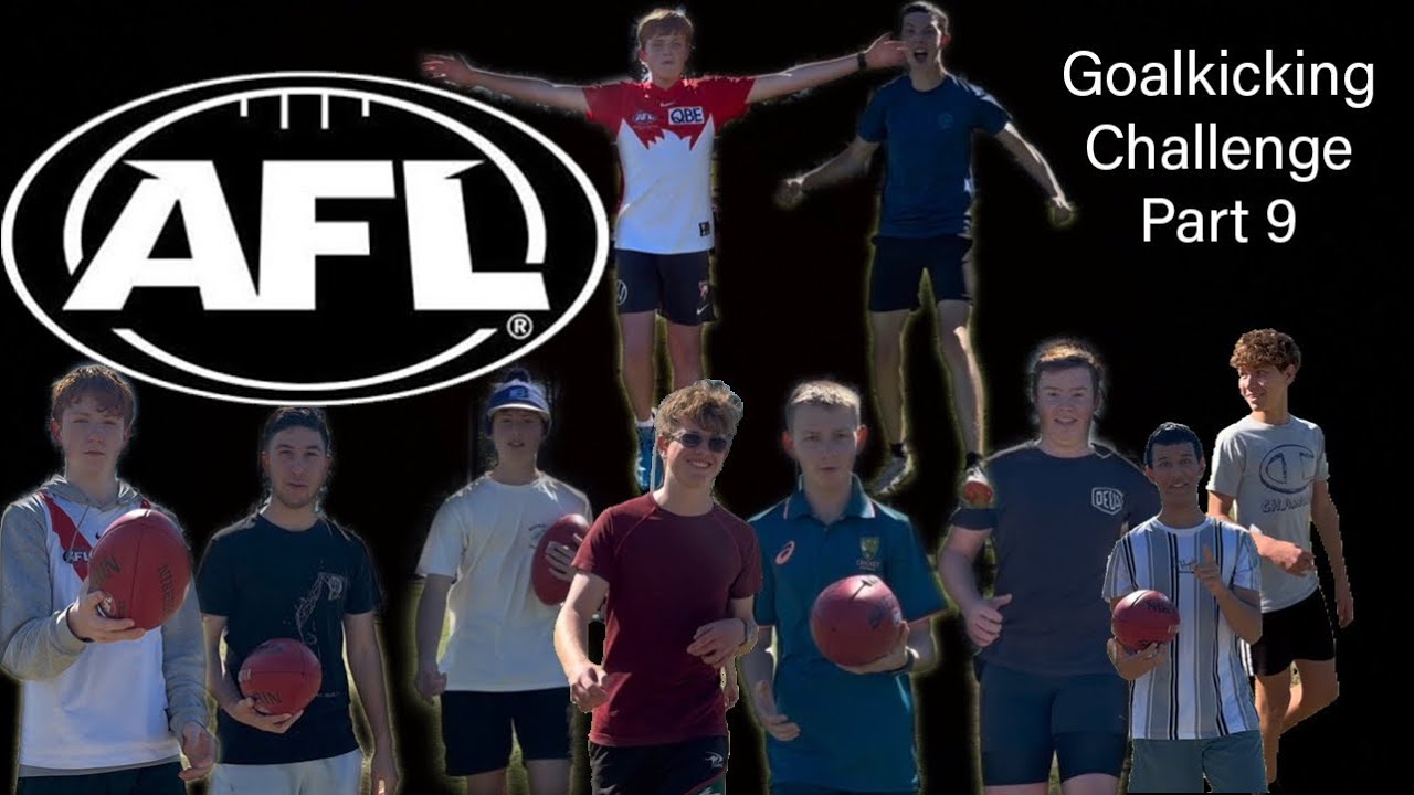 AFL GOALKICKING CHALLENGE PART 9! - YouTube