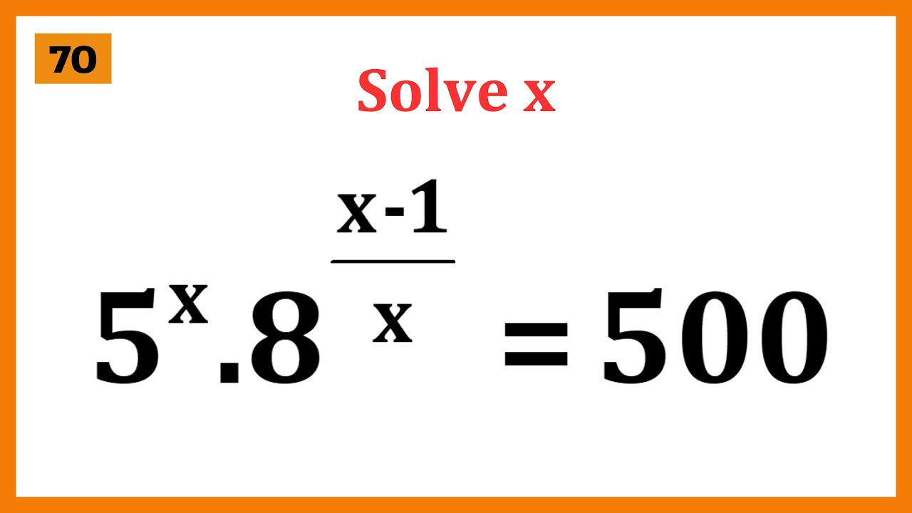 A Good Olympiad Exponential Equation Problem | Only 10% Find Enough Solutions - YouTube