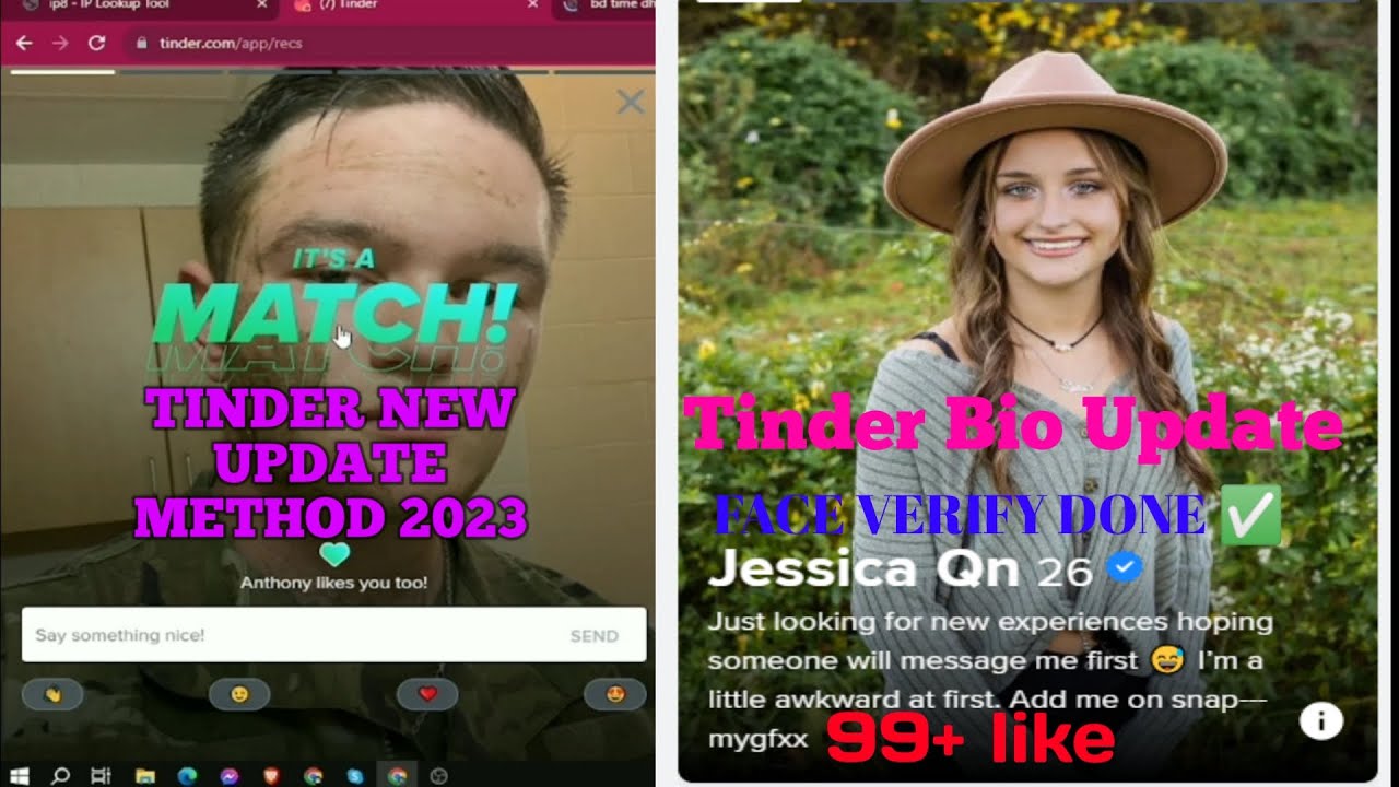 Tinder Update 2023 | Tinder Bio Working | Face Verification Bypass |How To Create A #tinder ...